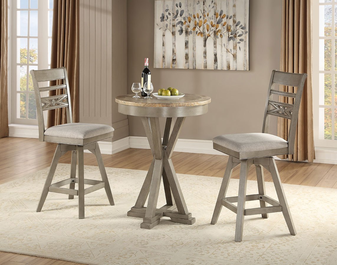 Pine Crest Counter Height Pub Table Set by ECI Furniture | FurniturePick