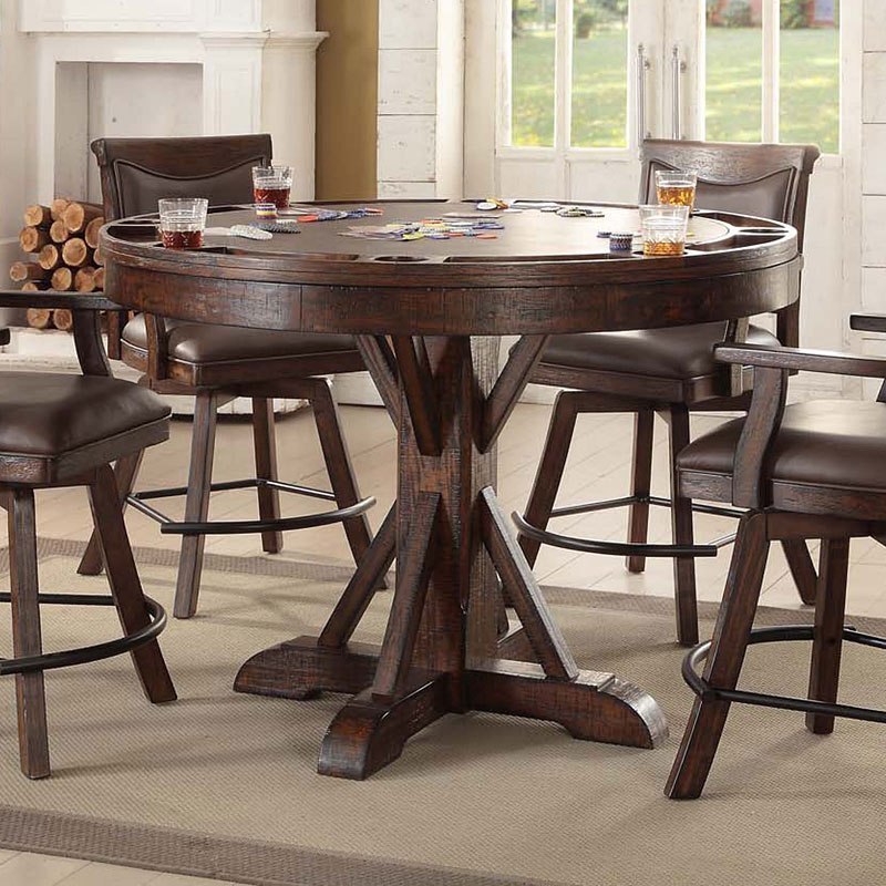 Gettysburg Round Pub Game Table By ECI Furniture FurniturePick Gettysburg Round Pub Game Table By ECI Furniture FurniturePick