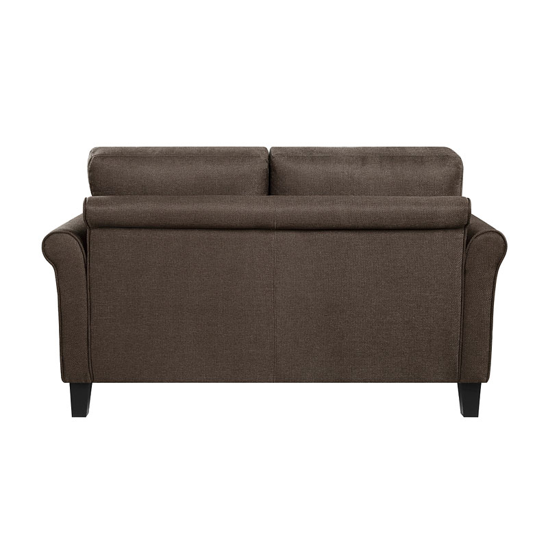 Kenmare Loveseat (Chocolate) by Homelegance | FurniturePick