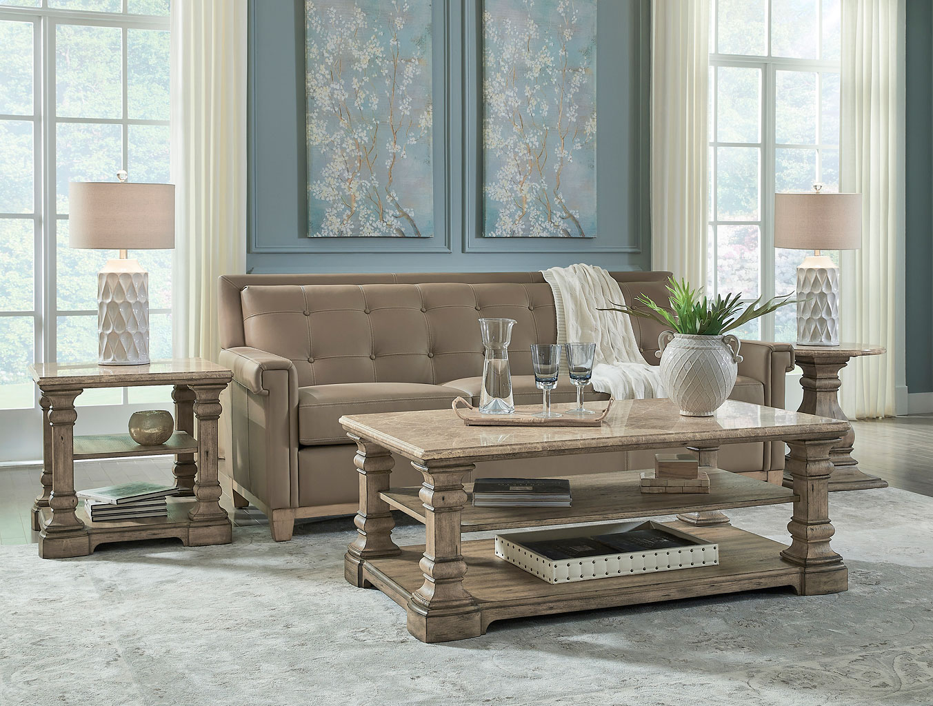 Garrison Cove Occasional Table Set by Pulaski Furniture | FurniturePick