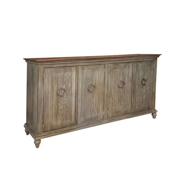 Capri Console w/ 4 Doors (Olive) by IFD Furniture | FurniturePick